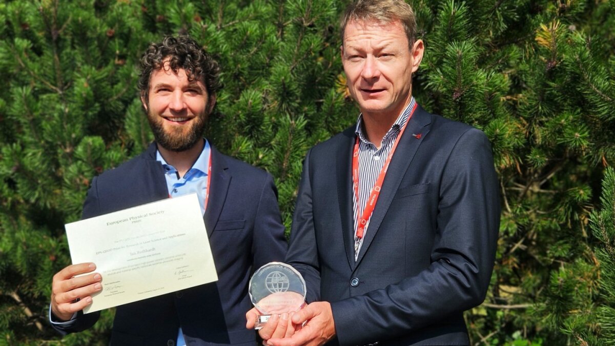 Prestigious EPS-QEOD Prize for research in laser technology and its ...